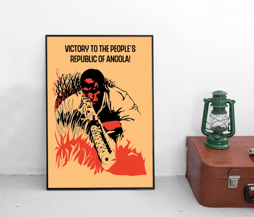 1970s African Propaganda Poster: Angola "victory to the People's ...