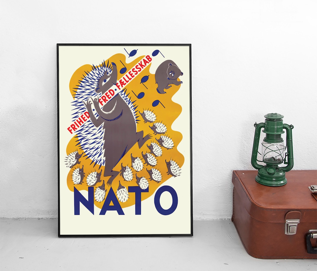 Danish Anti-russian NATO Poster "frihed / Freedom" - Etsy