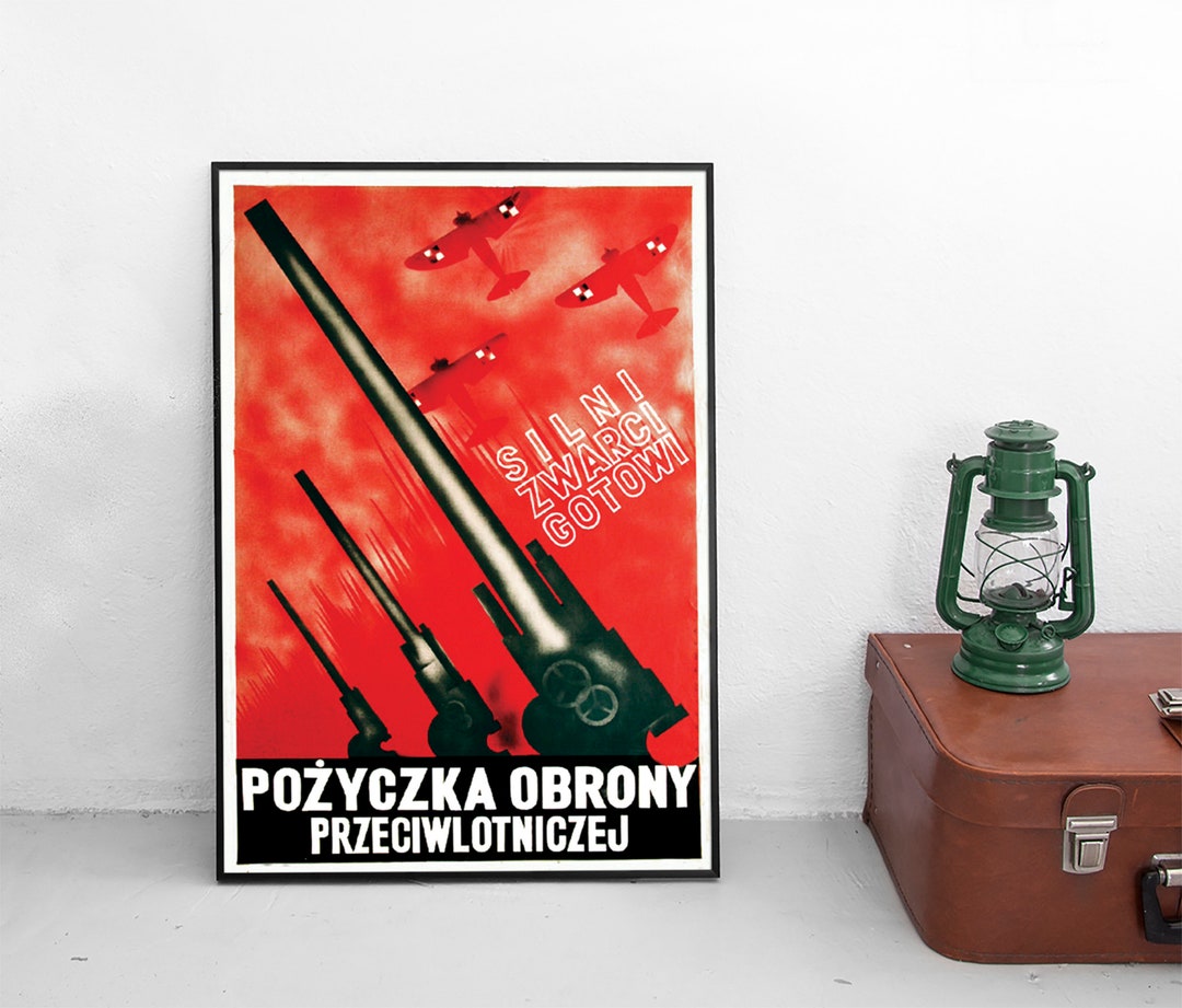 Propaganda Poster Poland Polish Air Force Siły Powietrzne Second World ...