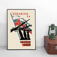 Occupation - VINTAGE Yugoslavia PROPAGANDA POSTER, World War 2 ...