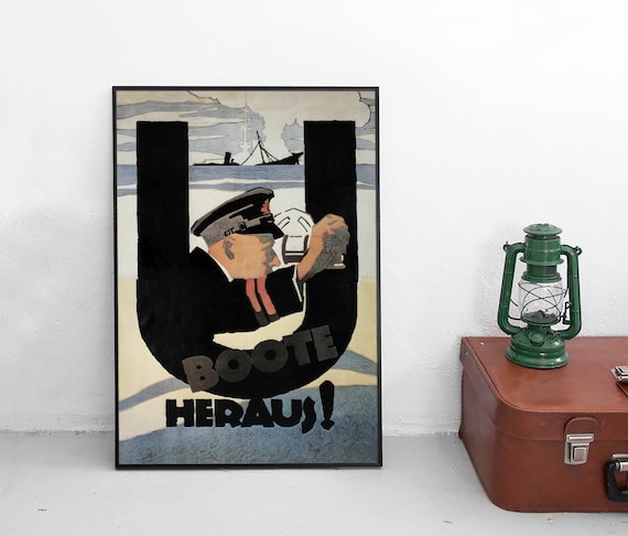 U Boat Ww1 Poster
