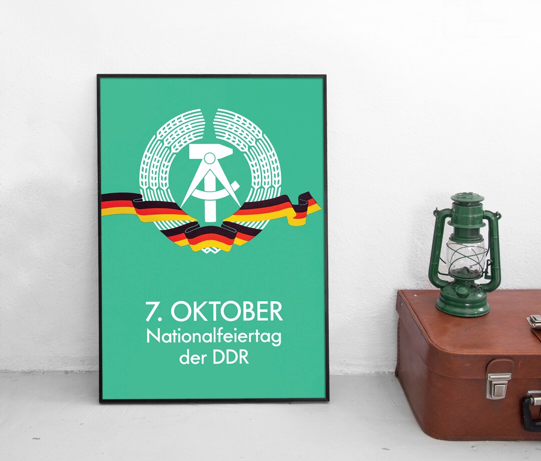 Eastern Germany Poster "7th of October: National Day of the Ddr" - Etsy