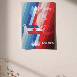 Poster Yugoslavia Tito 1945-1985 Patriotism Propaganda Art Wall Print ...