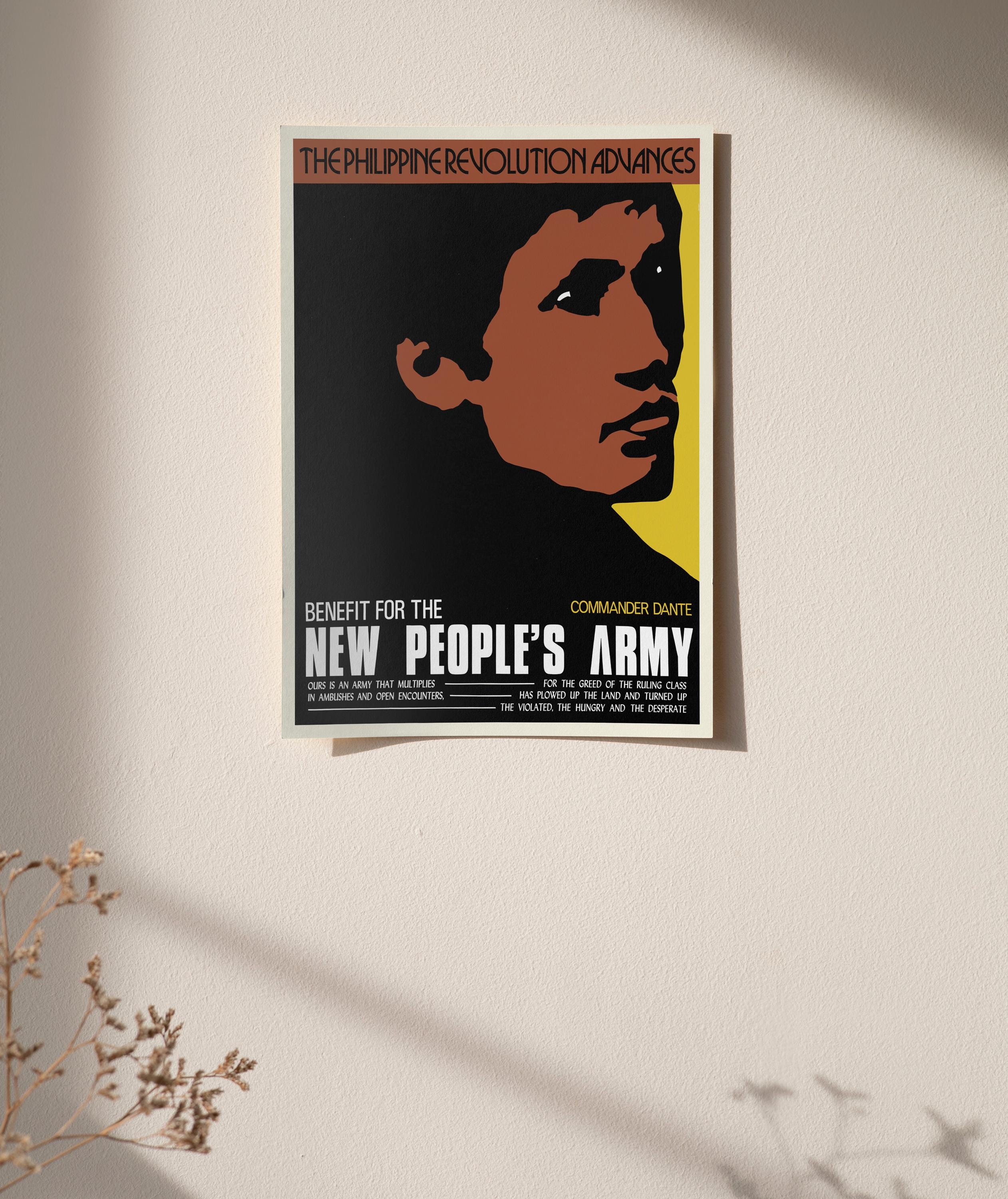 1970s Propaganda Poster "new People's Army - the Philippine Revolution ...
