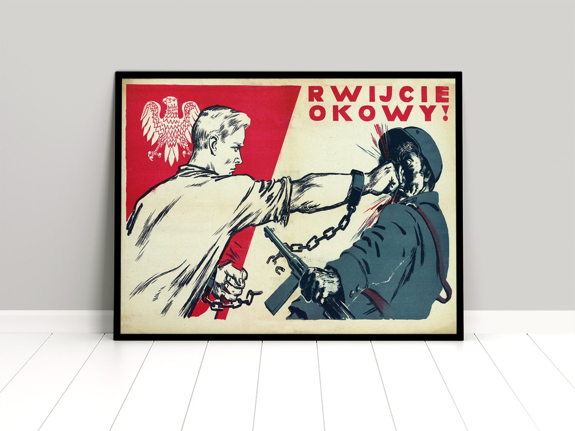 Poland Propaganda Posters World War Home Front War WWII Art - Etsy UK
