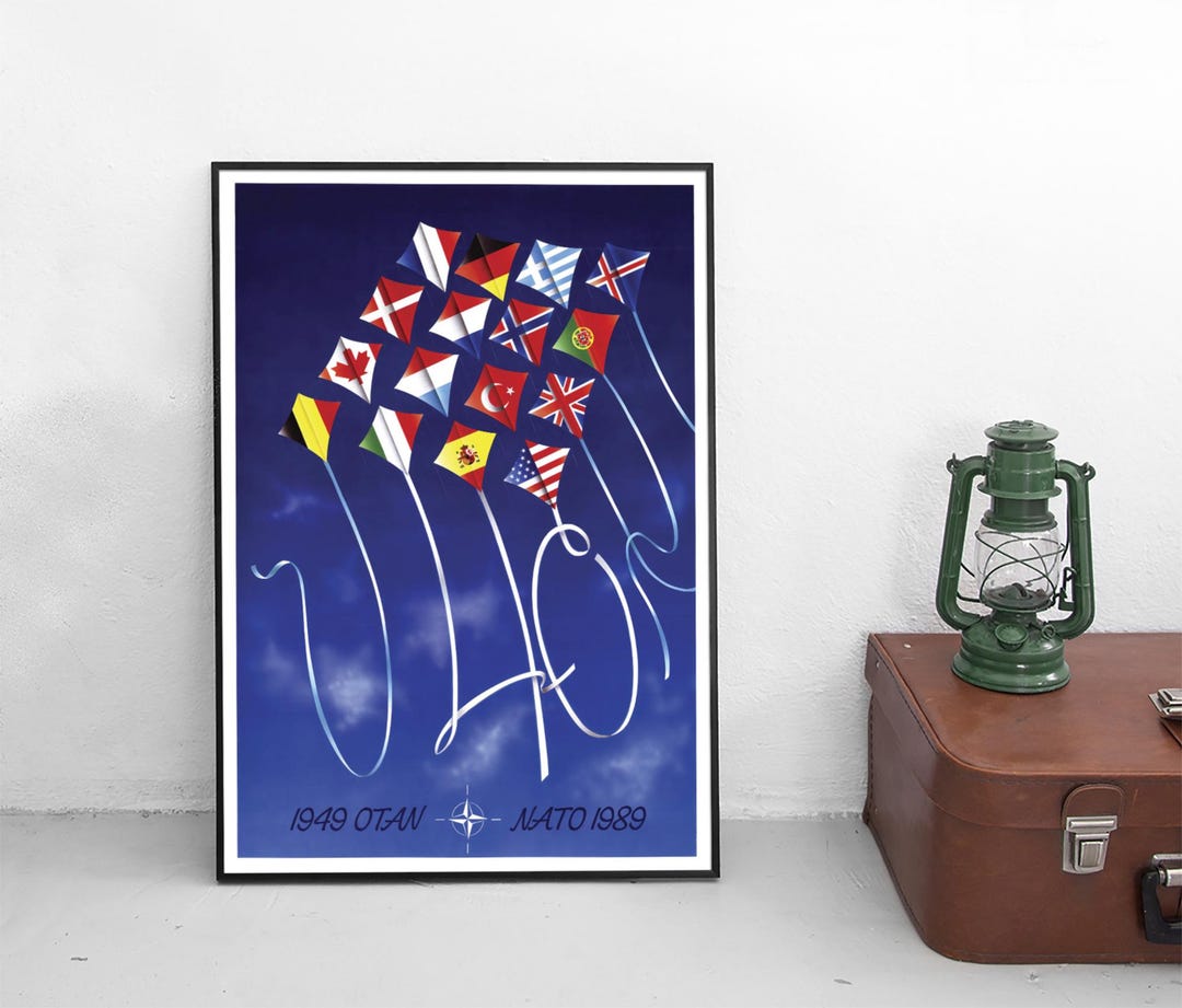 Poster "40 Years NATO / OTAN 1949-1989" - Etsy