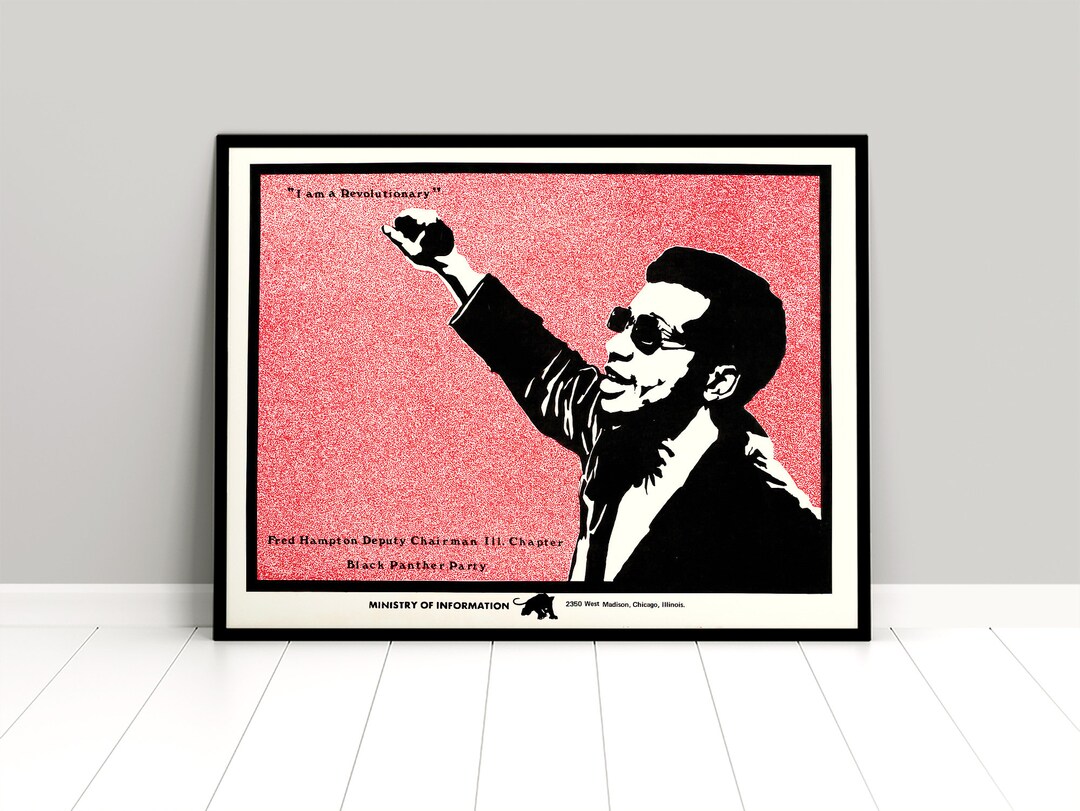 Poster Black Panther "i'm a Revolutionary" Malcolm X Decolonisation Art ...