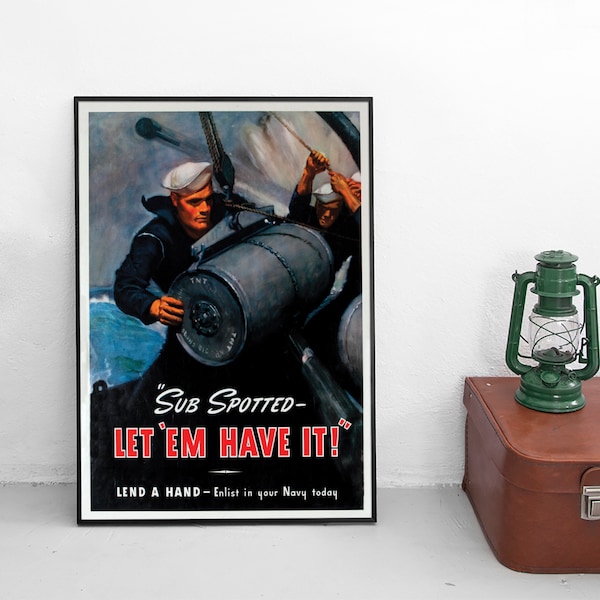 Us Submarine Poster - Etsy