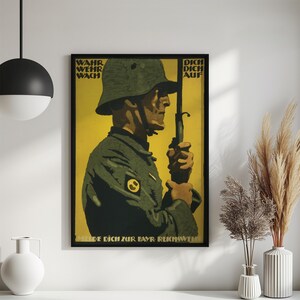 Imperial German WWI Propaganda Poster "bavarian Reichswehr" - Etsy