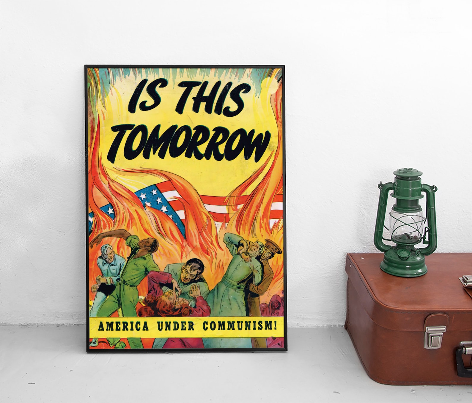 USA Anti-communist Propaganda Poster this is Tomorrow America Under ...