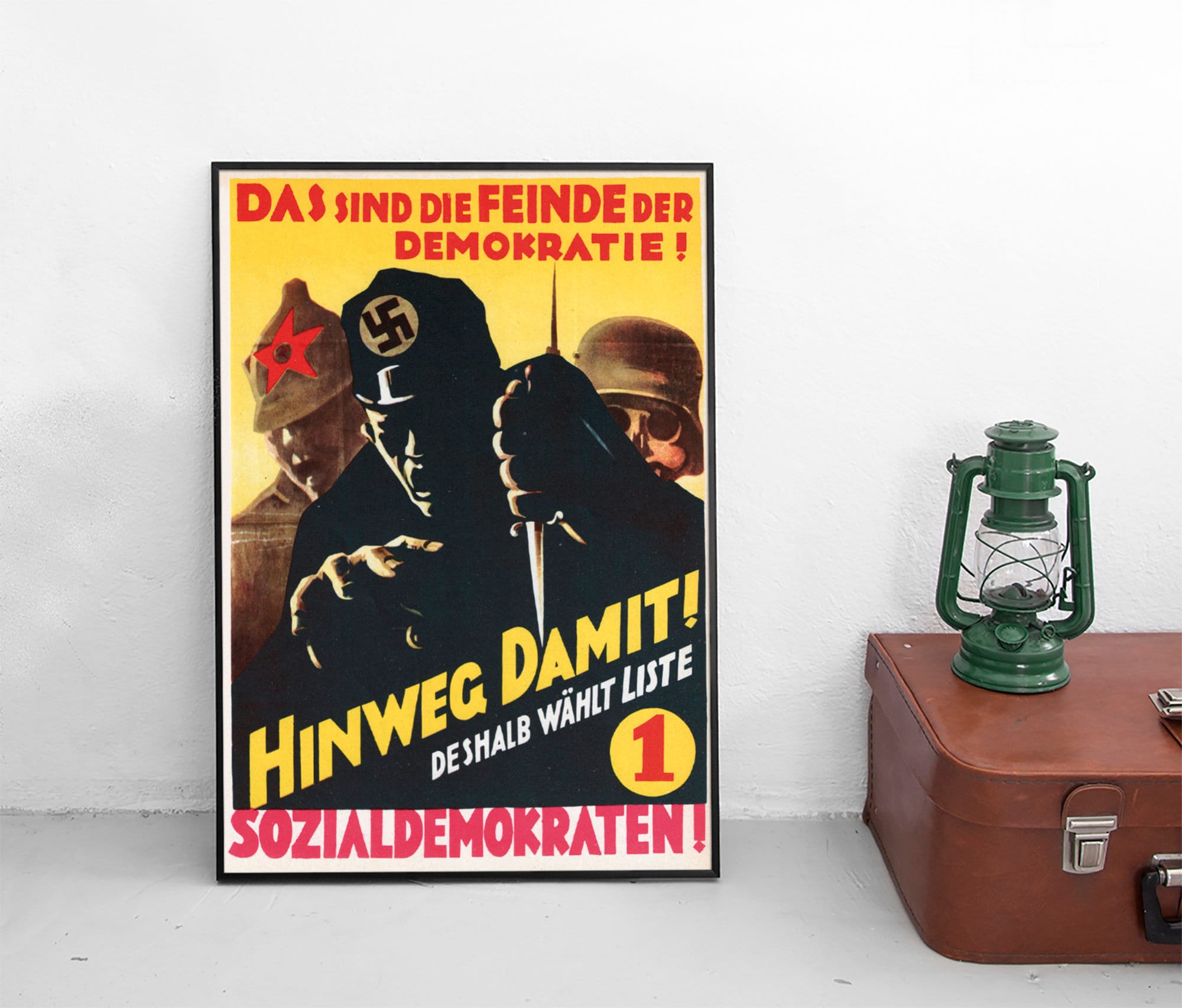 Wahlplakat 1932 SPD Das sind die Feinde der - Etsy.de