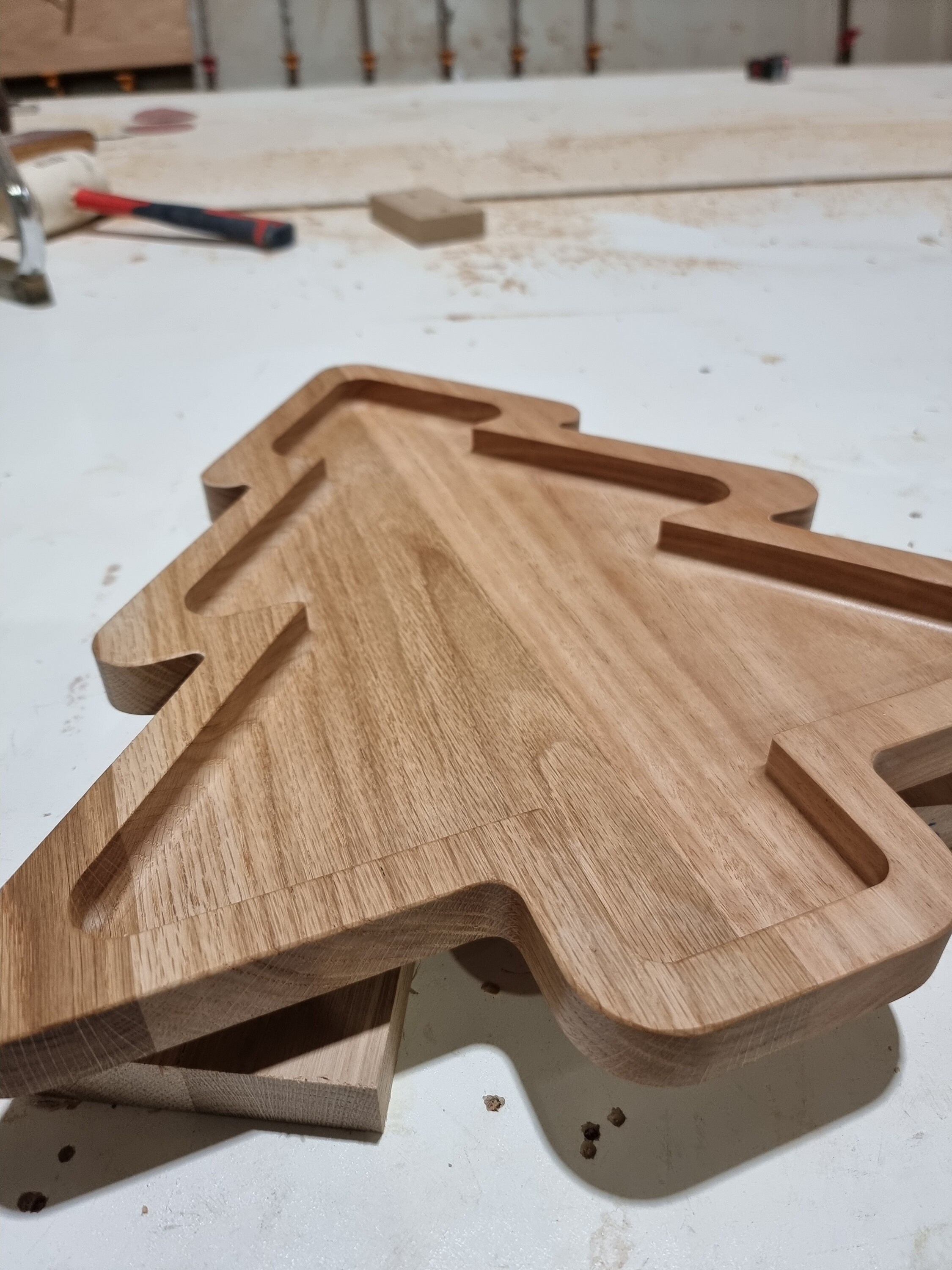 Christmas Simple Tree Tray / Serving Board / Charcuterie Board - Etsy