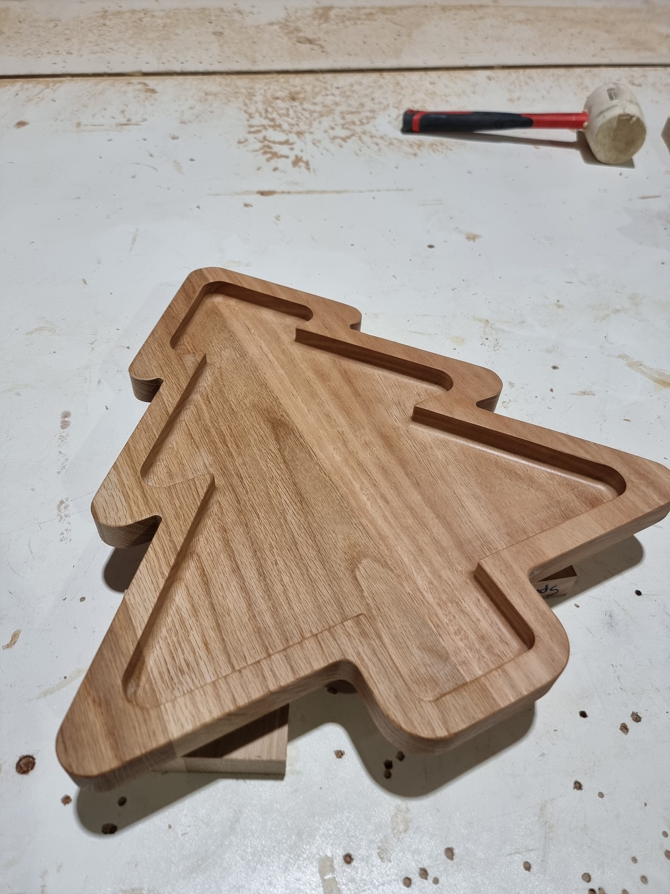 Christmas Simple Tree Tray / Serving Board / Charcuterie Board - Etsy