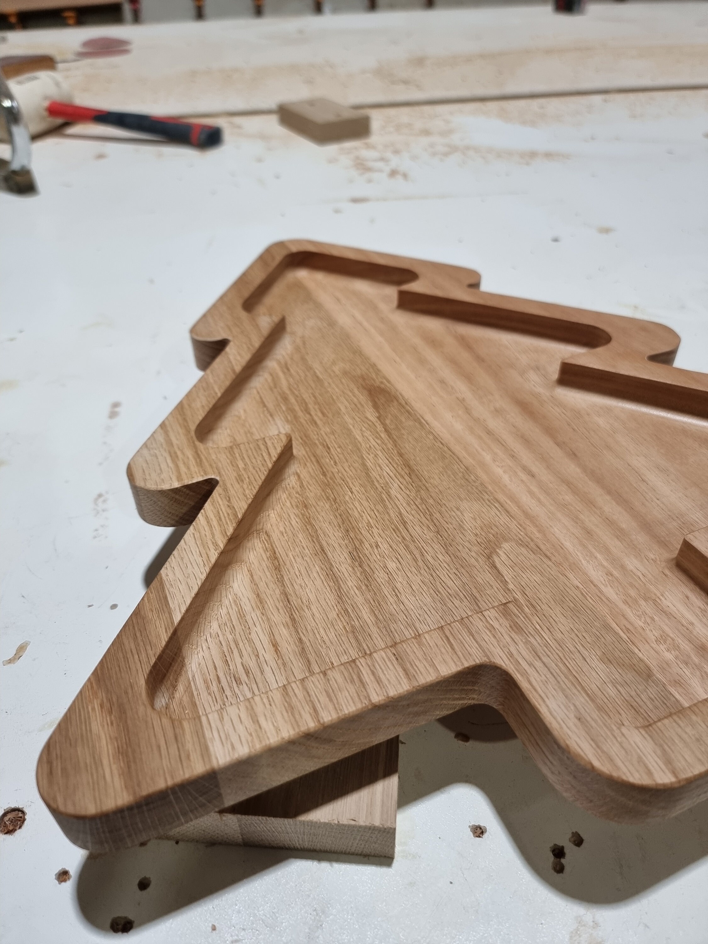 Christmas Simple Tree Tray / Serving Board / Charcuterie Board - Etsy