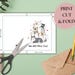 Missing You Greeting Card – Cute Animal Design- Digital Download in 2 ...