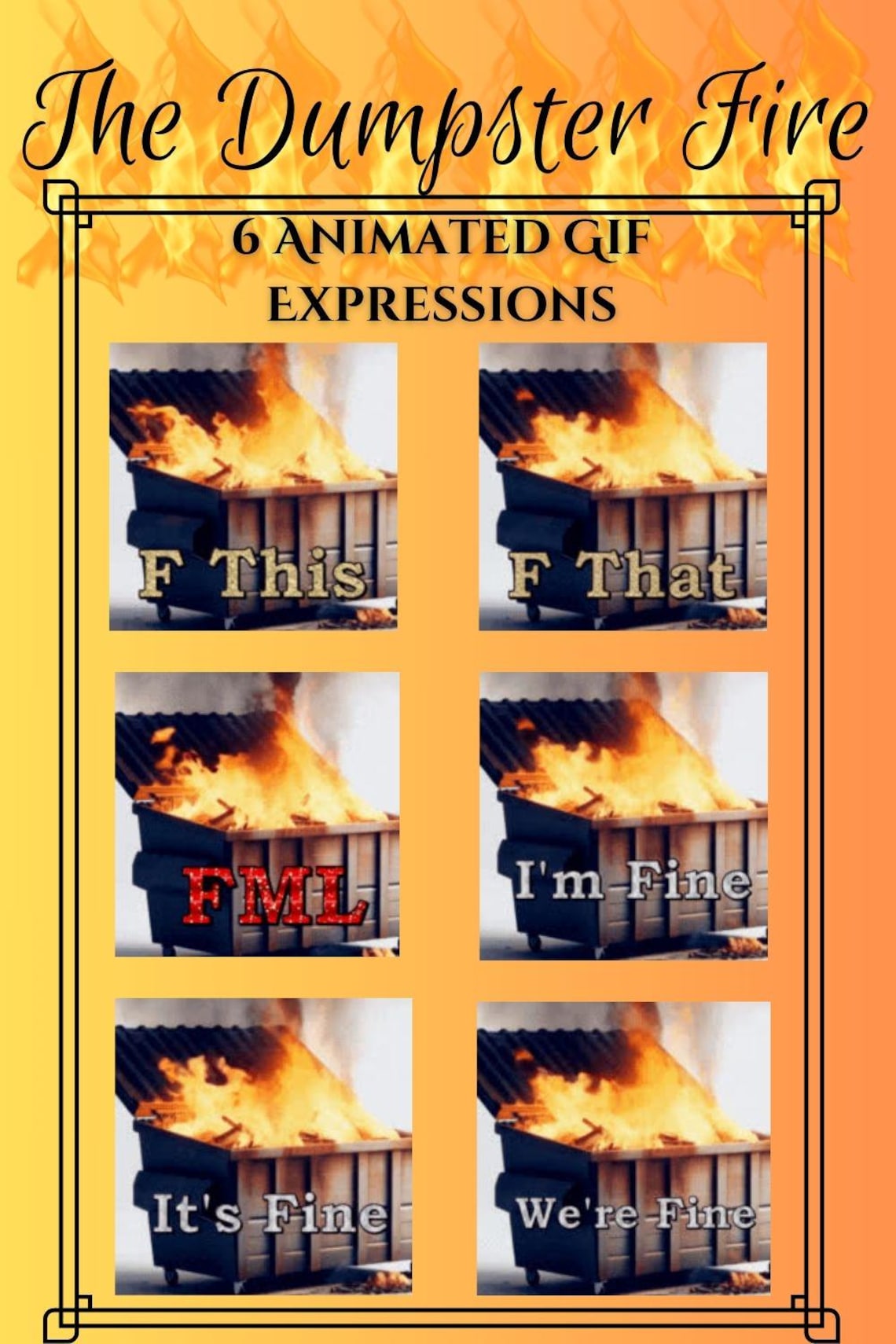 The Dumpster Fire GIF | 6 Dumpster Fire Expressions for Everyday Life ...