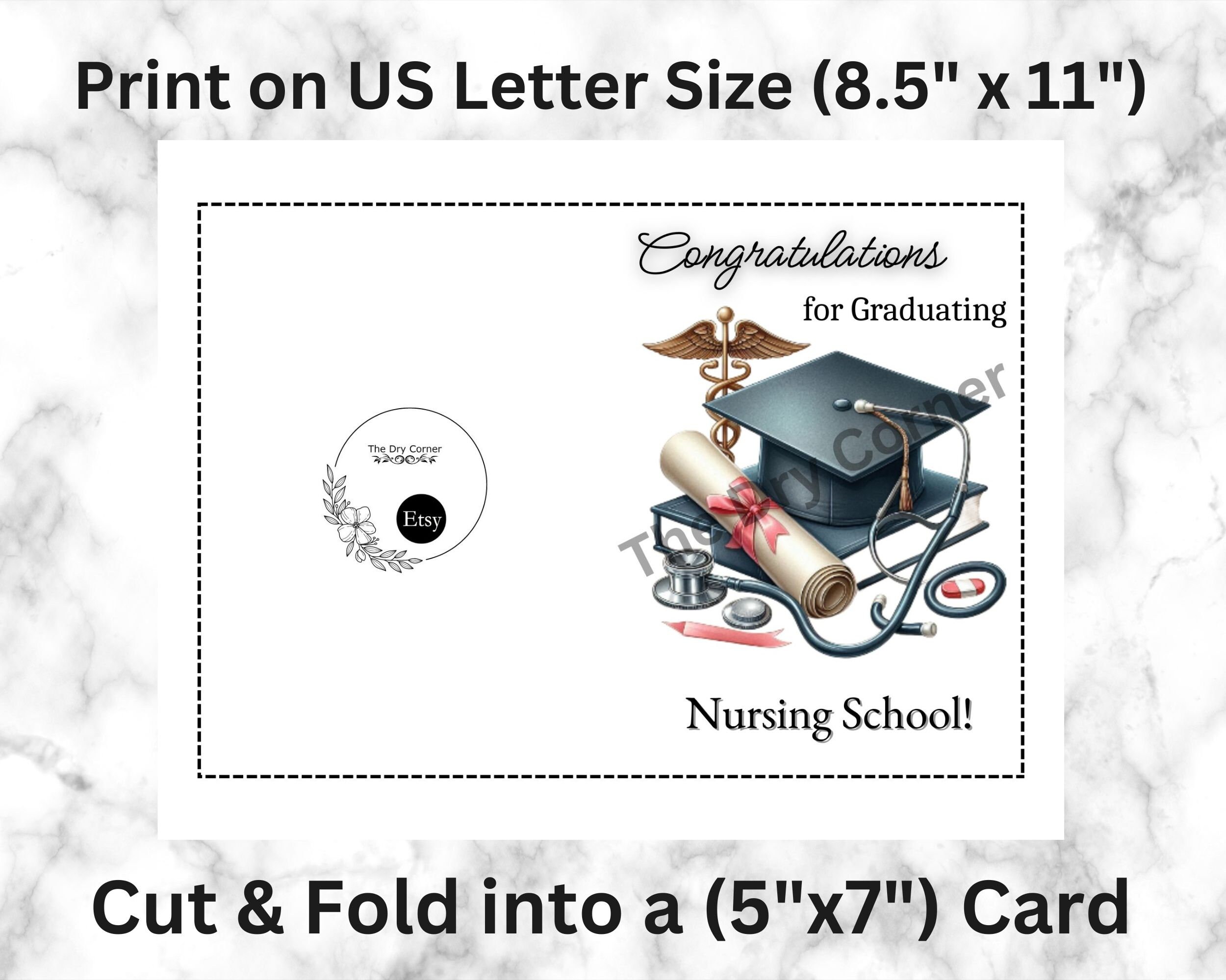 Congratulations for Graduating Nursing School Card - Etsy