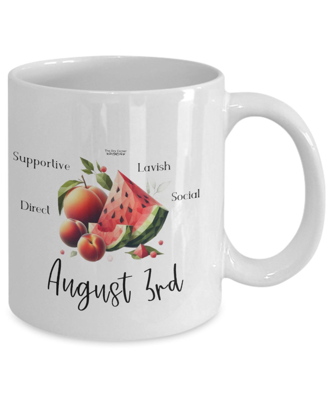 August 3rd Birthday Horoscope Mug - Etsy