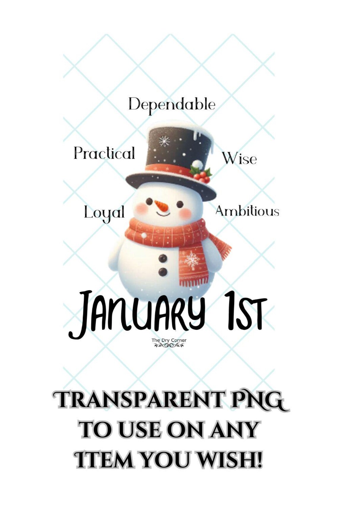 January 1st Birthday Pack | Animated GIF | MP4 | Horoscope PNG | Bonus ...