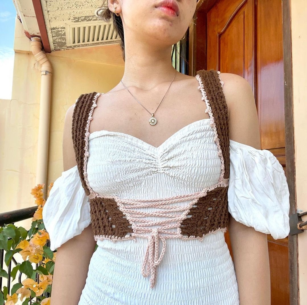 Bien Underbust Crochet Corset Pattern - Etsy