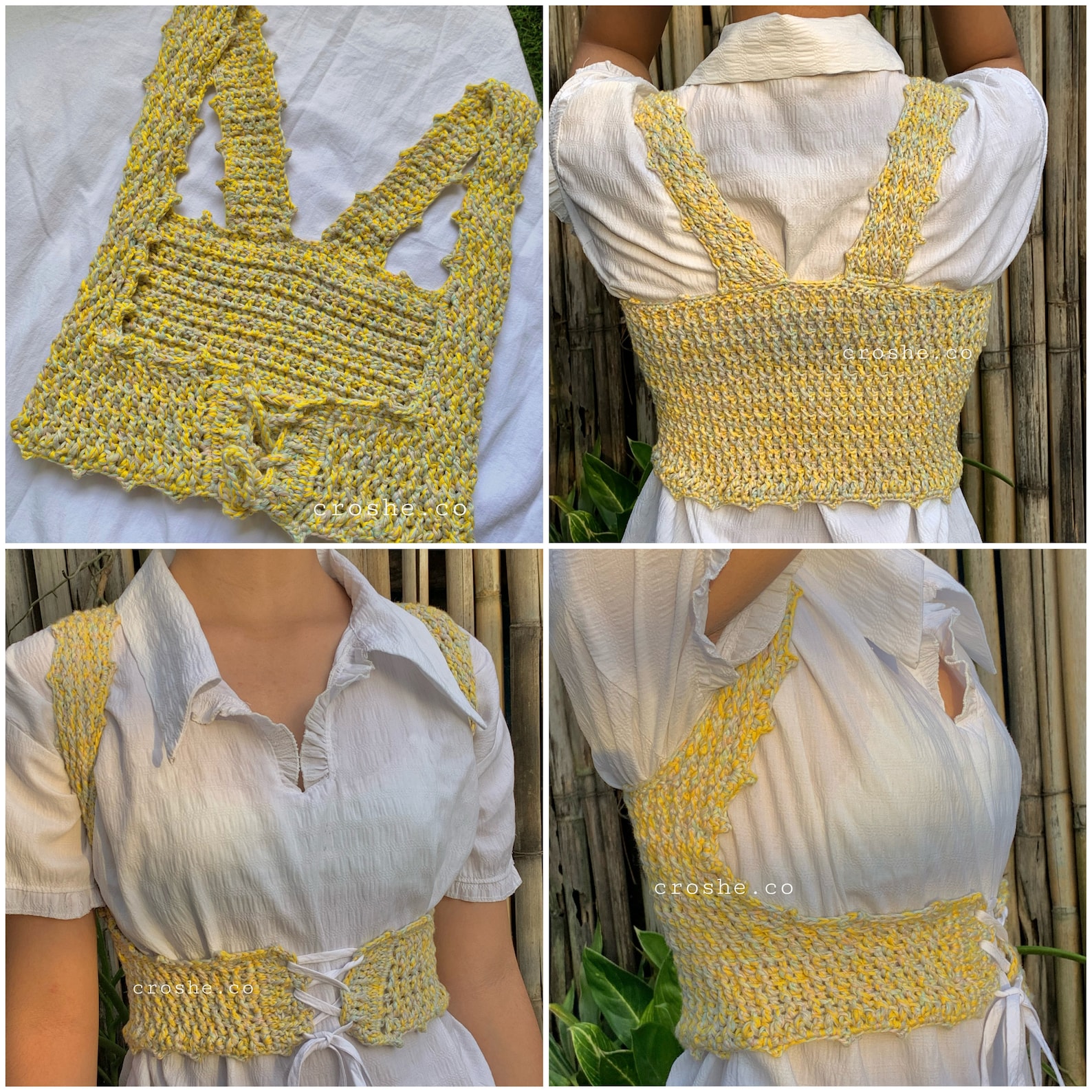 Bien Underbust Crochet Corset Pattern - Etsy