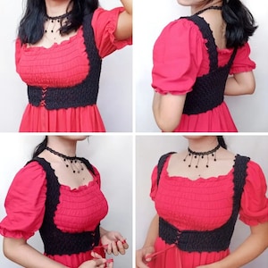 Bien Underbust Crochet Corset Pattern - Etsy