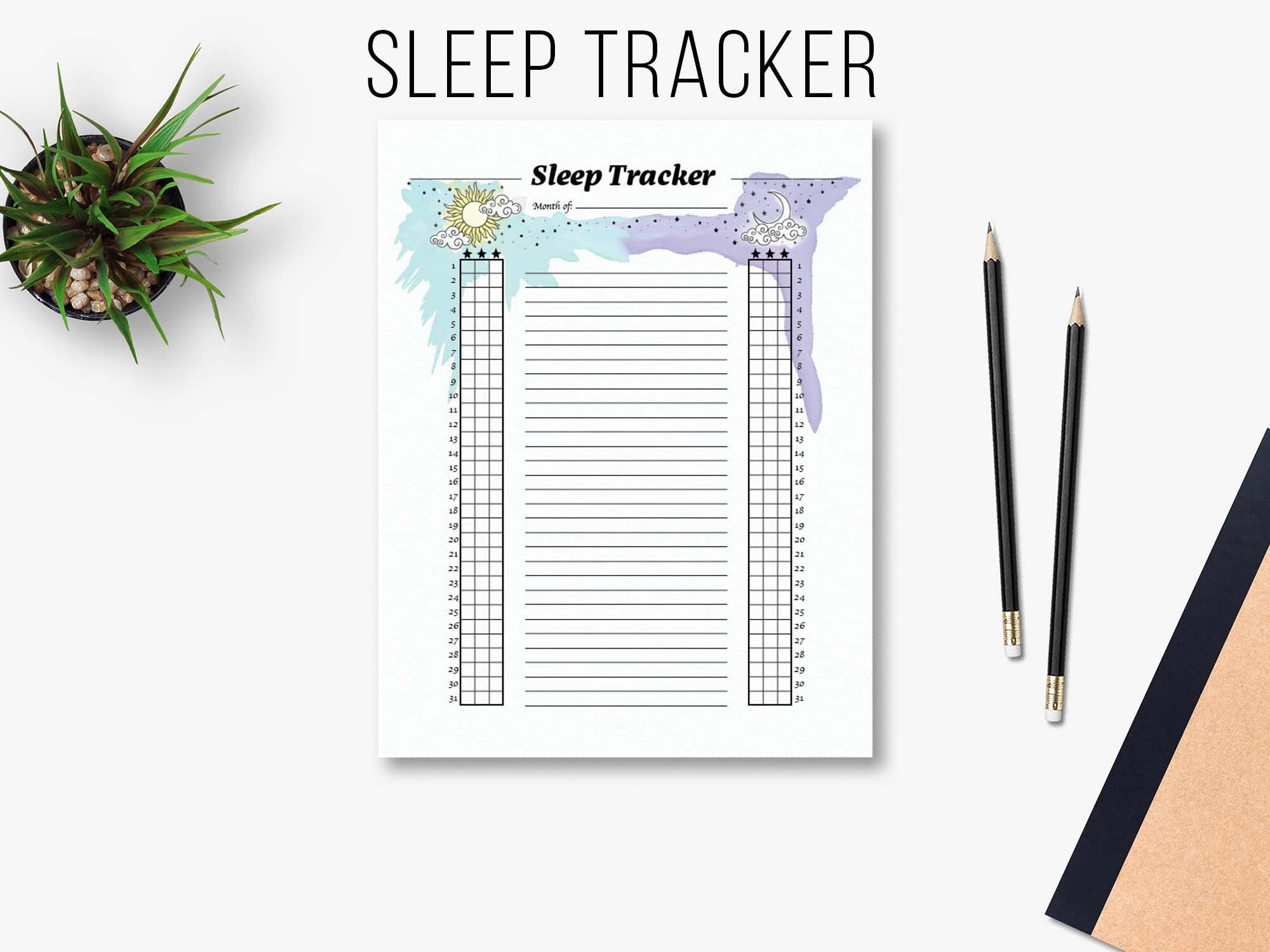 Feelings Sleep Tracker Digital Printout for Emotion Based | Etsy