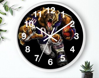 Chicago Bears Wall Clock - Etsy