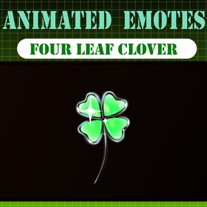 4 Leaf Clover Animated Emotes / Animated Twitch Emotes ST Patrick's Day ...