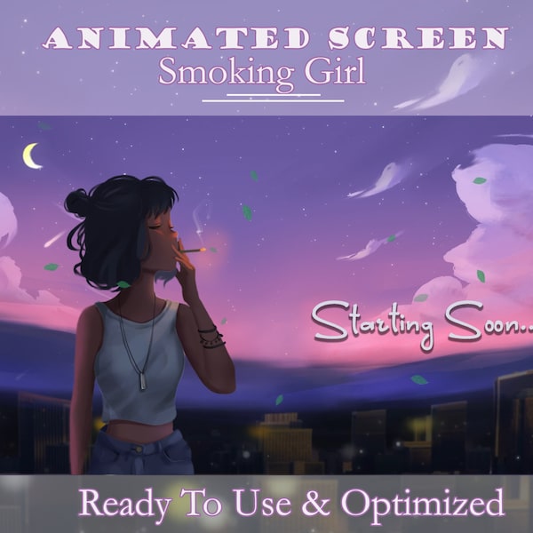 Smoke Animated Stream Overlay - Etsy