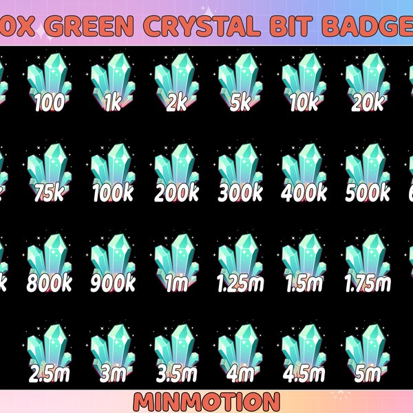 Gem Tier Badges - Etsy