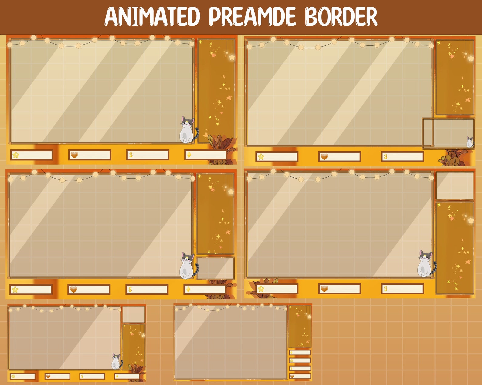 FULL ANIMATED Twitch Stream Package / Autumn Cozy Falls Season - Etsy