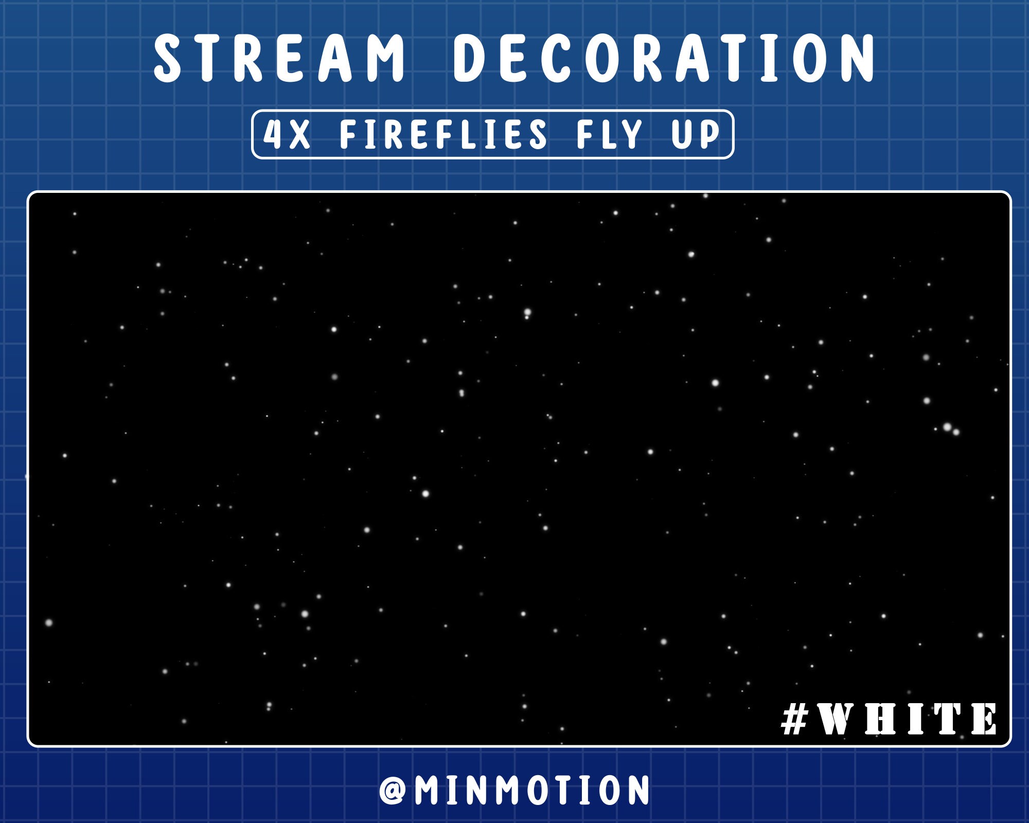 4x Firefly Overlay Animated / Glow Dots Field Overlay / Cute - Etsy