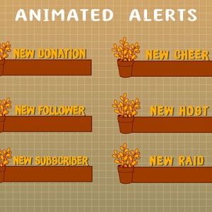 FULL ANIMATED Twitch Stream Package / Autumn Cozy Falls Season / Cute ...