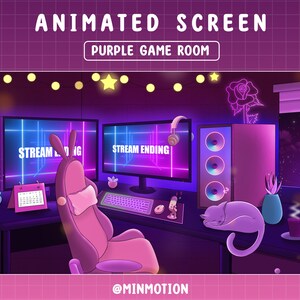 Animated Twitch Stream Package / Cozy Gaming Room / Lo-fi Aesthetic ...