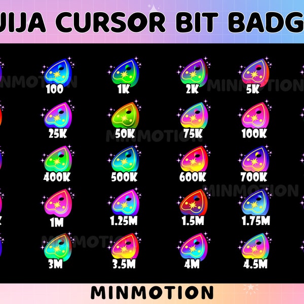Twitch Bit Badges - Etsy