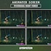 Animated Night Forest Twitch Stream Screen / Mesmerizing Night Forest ...