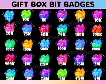 Butterfly Bit Badges/ Complete Twitch Bit Badges Set / Twitch Tier ...