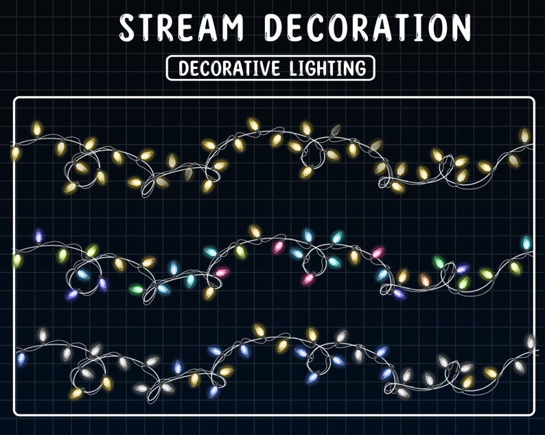 6x Animated Stream Decoration Christmas Lights String / Party - Etsy