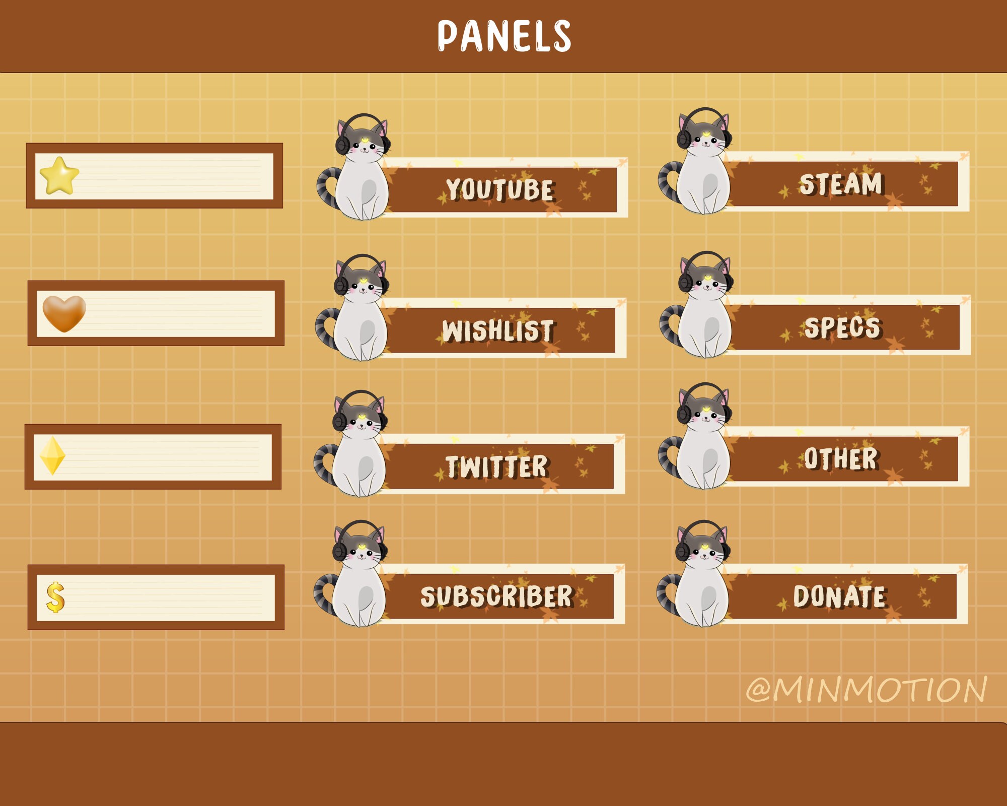 FULL ANIMATED Twitch Stream Package / Autumn Cozy Falls Season - Etsy