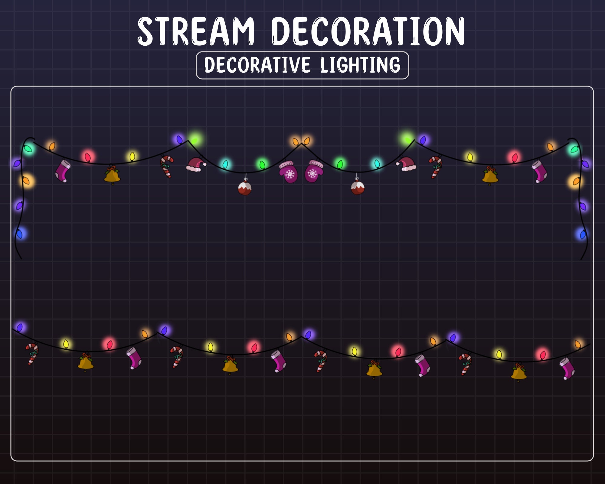 4x Animated Stream Decoration Christmas Lights String / Party - Etsy
