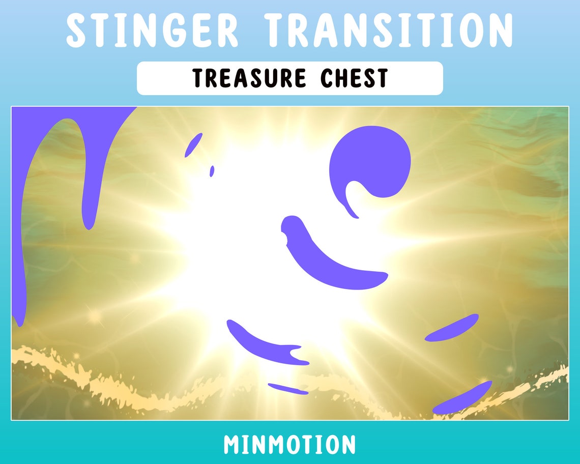 Animated Twitch Stream Stinger Transition / Treasure Chest - Etsy