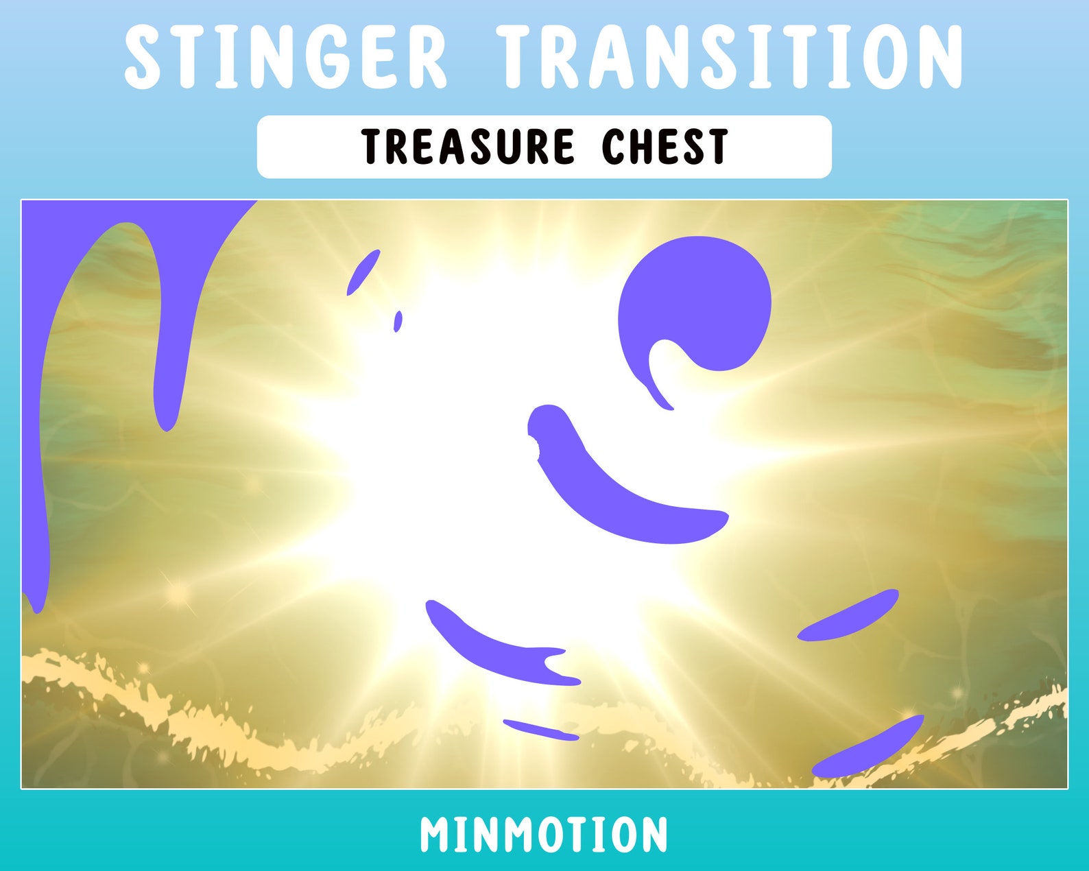 Animated Twitch Stream Stinger Transition / Treasure Chest - Etsy