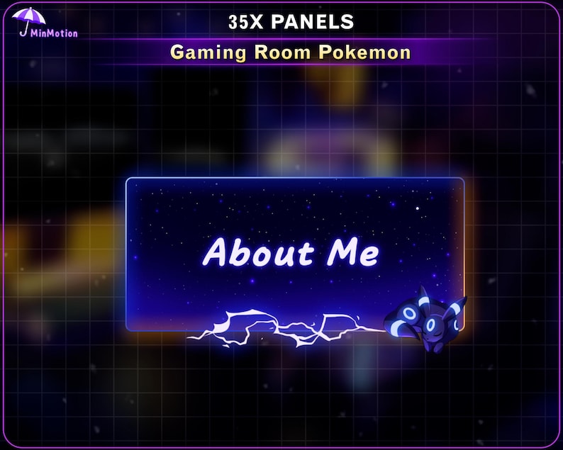 Geanimeerd volledig streampakket Pokemon Gaming Room, gezellige pc ...