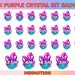 29x Crystal Gem Bit Badges / Complete Twitch Bit Badges Set / - Etsy
