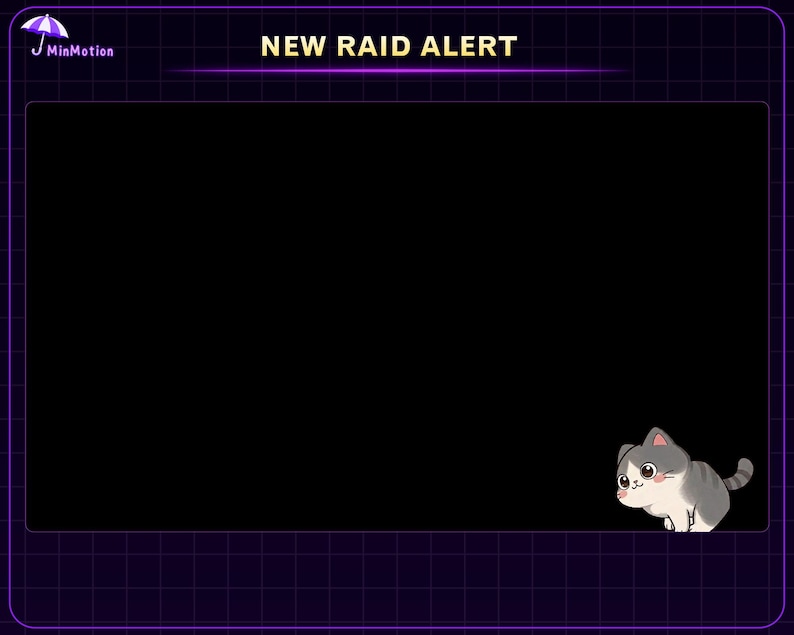 Chibi Cats Twitch Raid Alert, Cute Cat Twitch Emote, Funny Twitch Alert ...