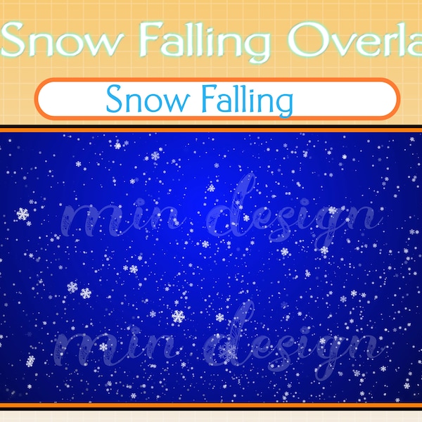 Snow Overlay - Etsy