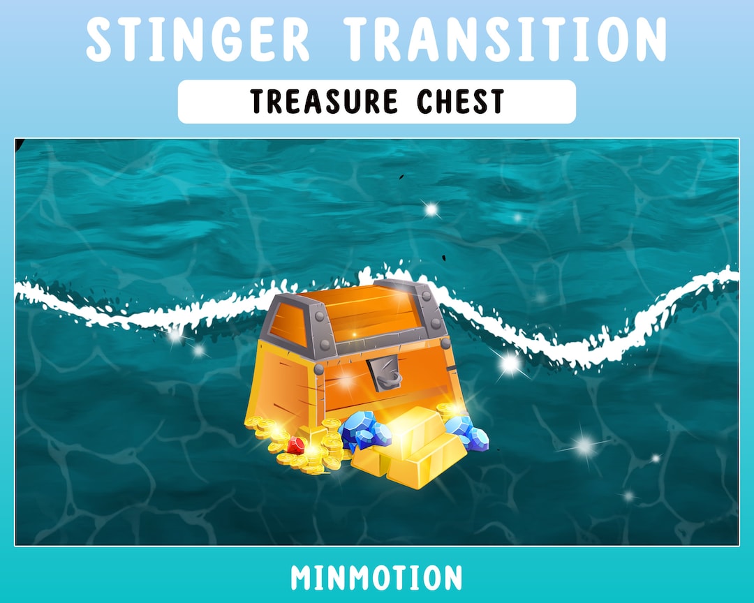Animated Twitch Stream Stinger Transition / Treasure Chest Stinger ...