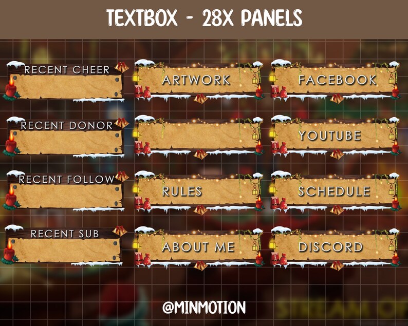 Animated Christmas Tavern Twitch Stream Full Package / Medieval Tavern ...