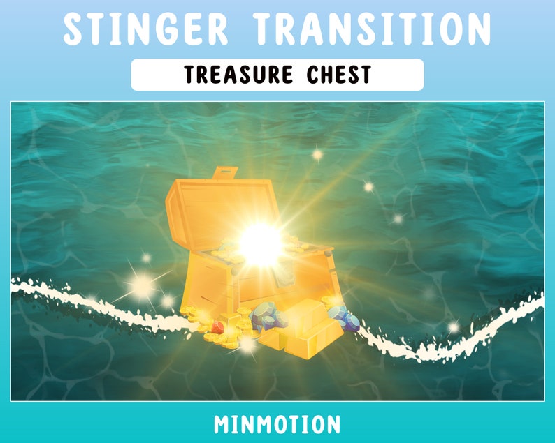 Animated Twitch Stream Stinger Transition / Treasure Chest - Etsy